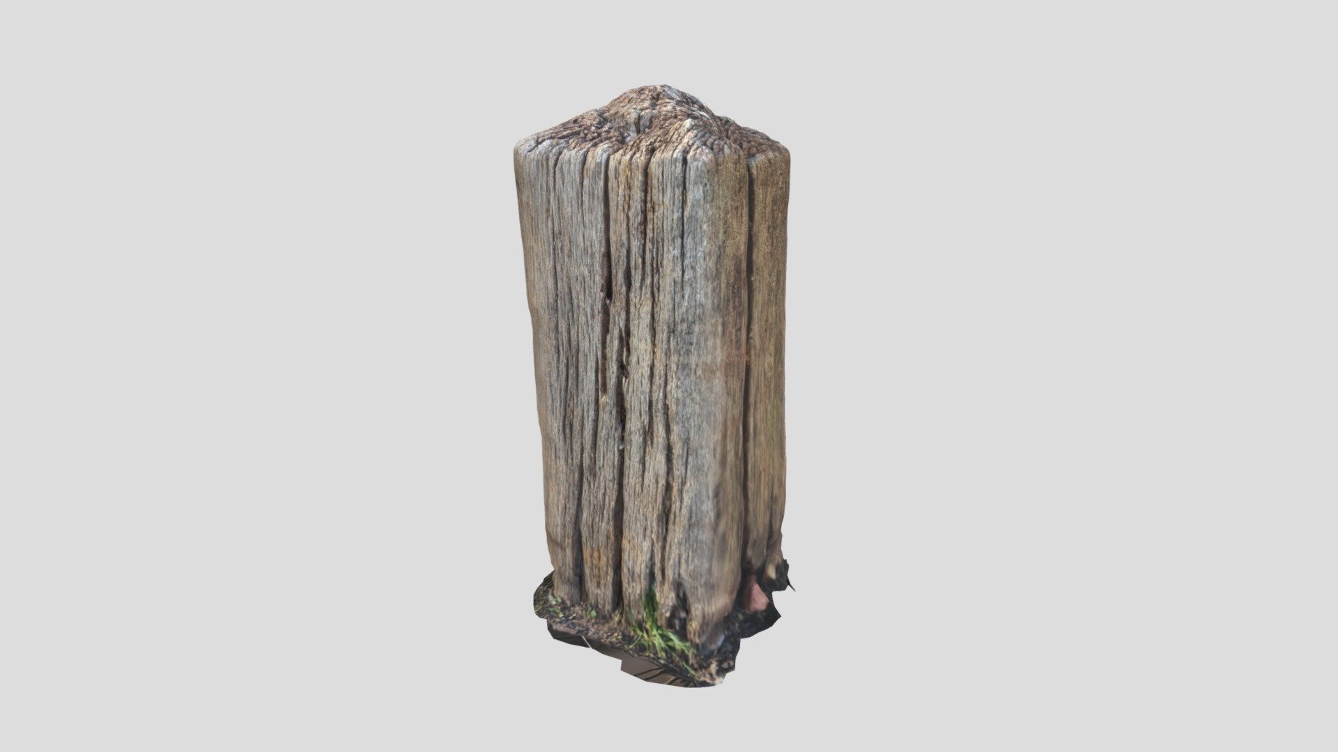 WOODEN POST SCANNED BY A CANAL - Download Free 3D model by Apixota ...