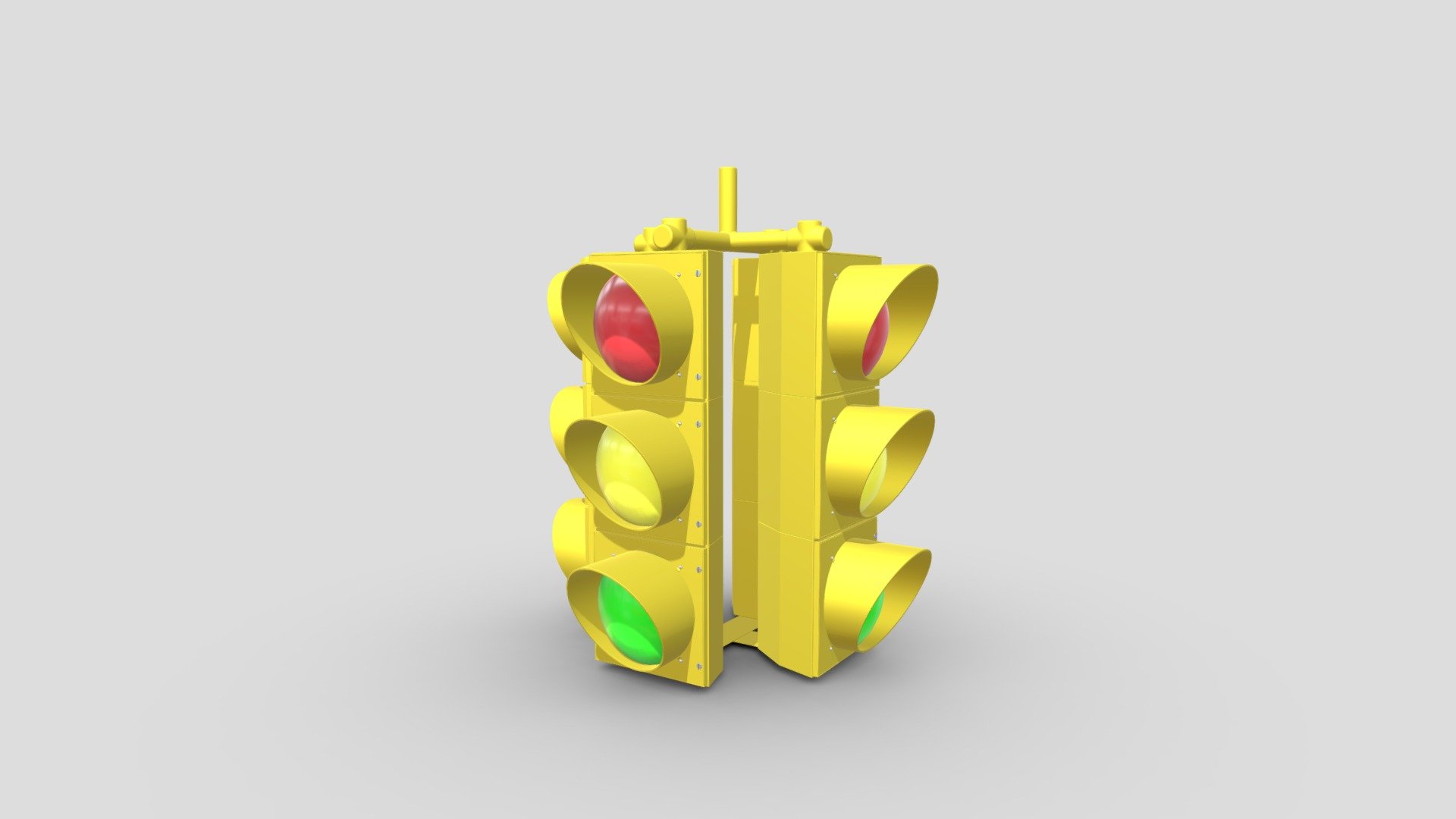 4 Way Traffic Light 2 - Buy Royalty Free 3D model by Pickle55100 ...