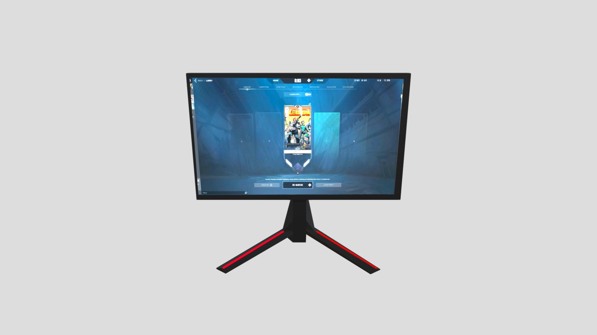 Gaming Monitor - Download Free 3D model by Anonysigner ...
