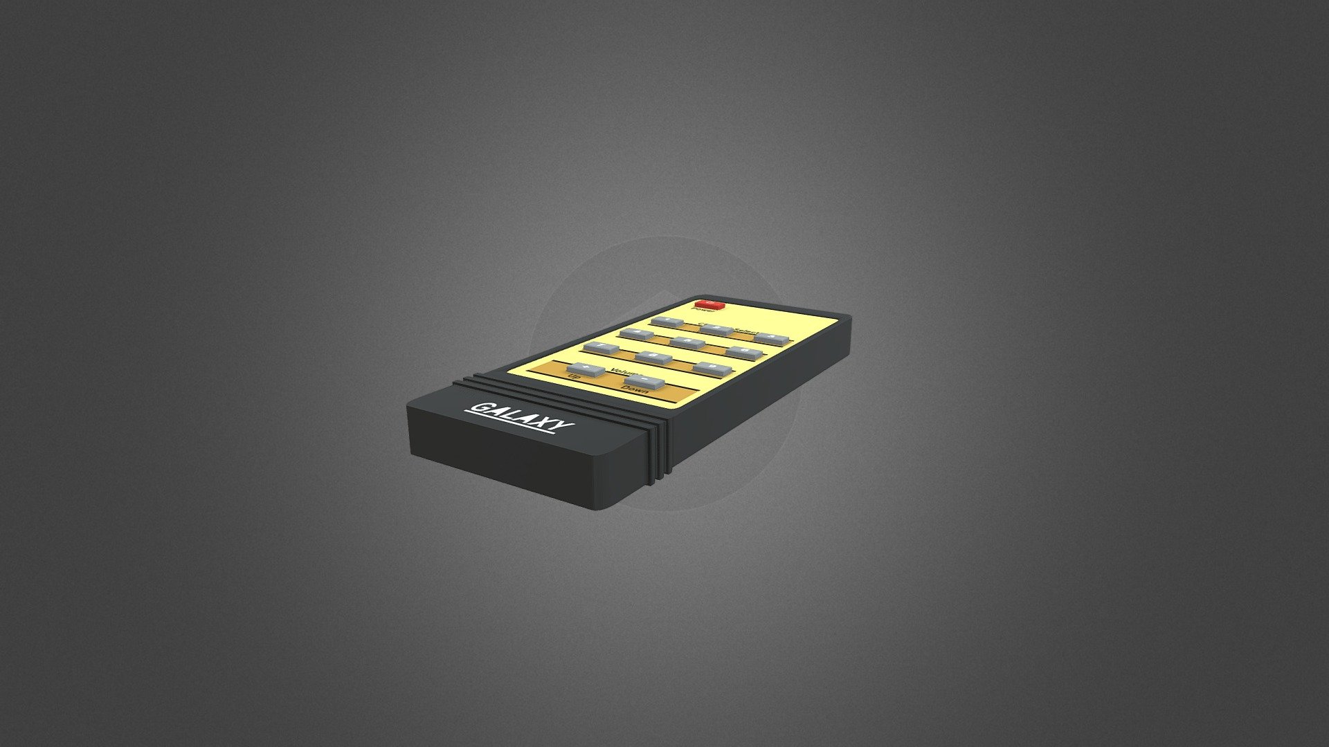 Retro TV Remote - Download Free 3D model by rjsul257 [a672b4c] - Sketchfab