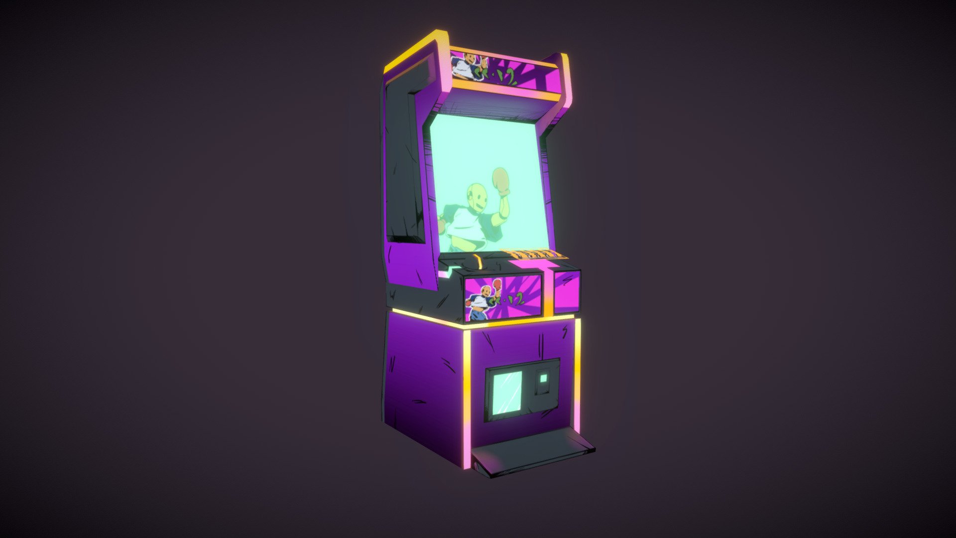 Arcade Machine - 3D model by makabeth [a673718] - Sketchfab