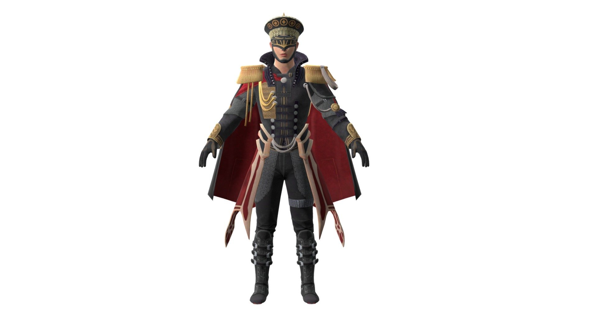 red commander male pubg - 3D model by 4911 SACHIN GAMING ...