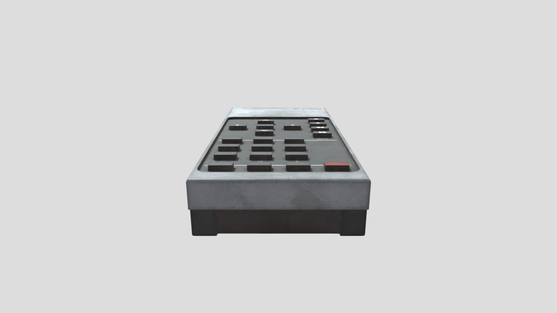 Vintage TV Remote - 3D model by Mecamo [a674146] - Sketchfab