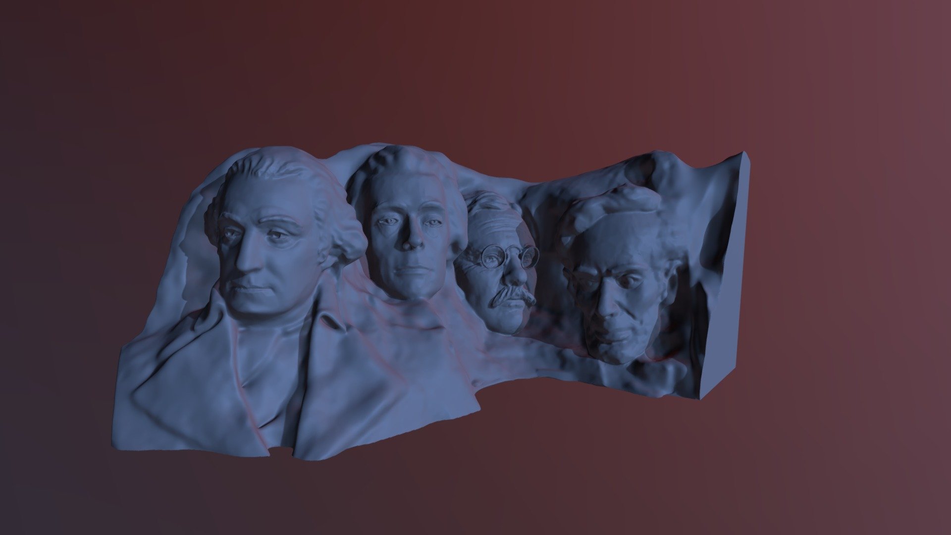 Mount Rushmore National Memorial - Buy Royalty Free 3D model by mh ...