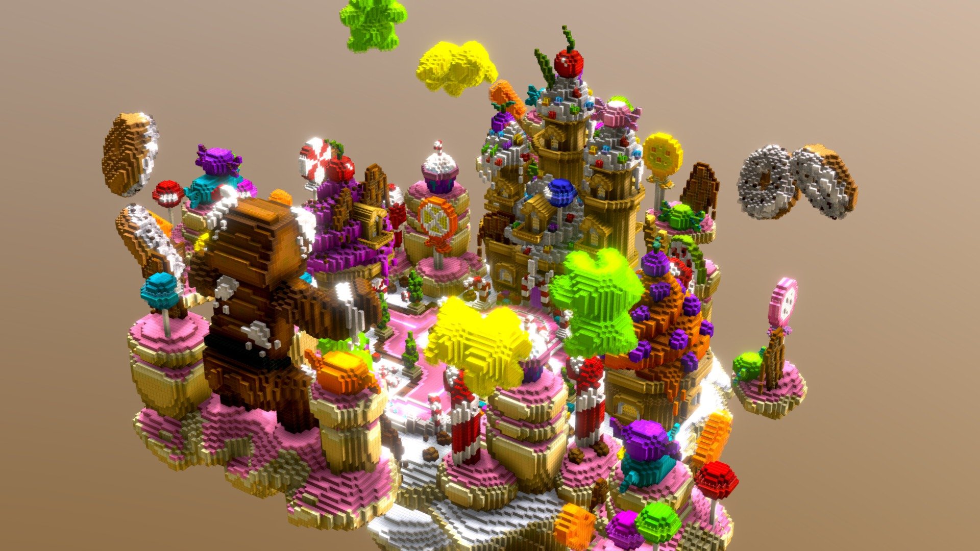 CandyHub - 3D model by MinelcBuilder (@MinelcBD) [a676a89] - Sketchfab