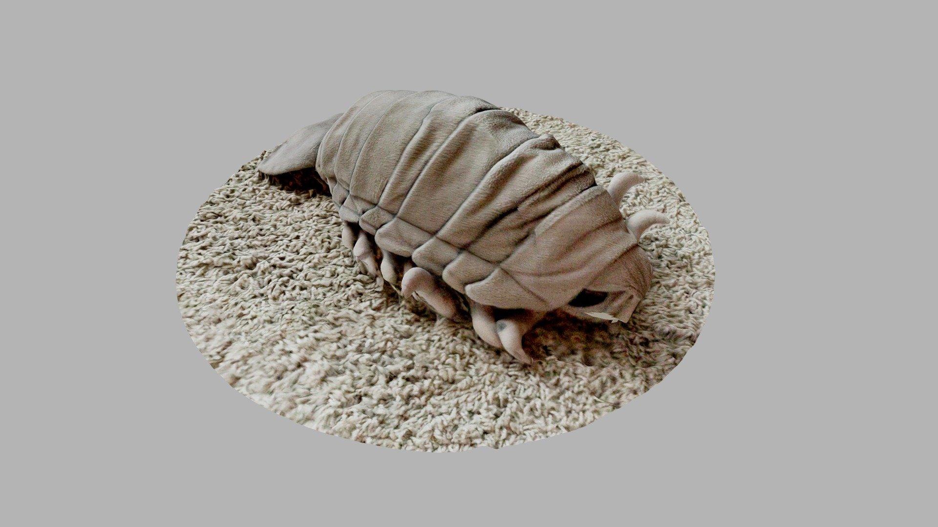 Isopod Plushie - 3D model by Vic DeLeon (@h3dude) [a676d31] - Sketchfab