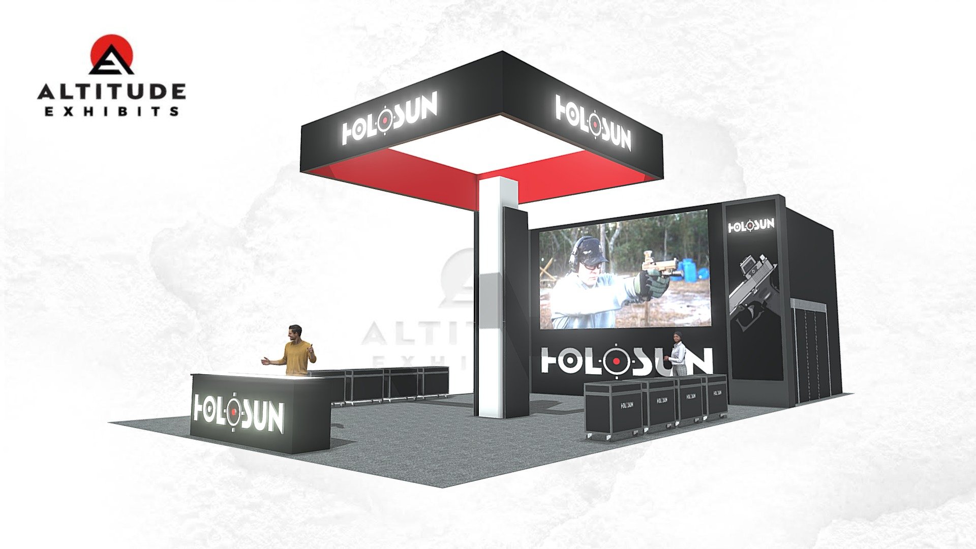 ONGOING_Holosun_30x60_Shot Show_2024 - 3D model by Altitude Exhibits ...