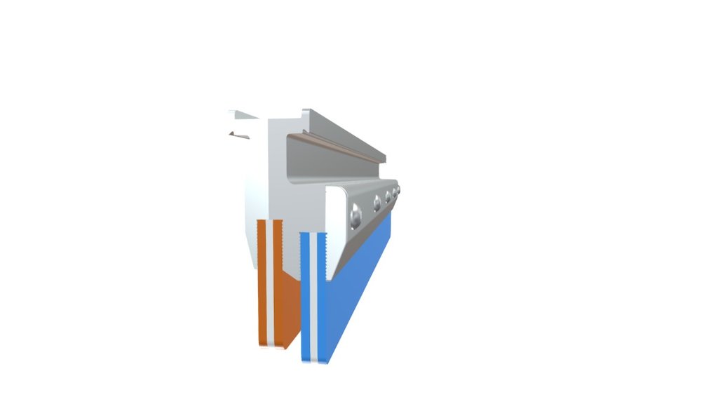 Anatol Style Double Blade Squeegee - 3D model by Action Engineering (@sernst) [a67d3e0] - Sketchfab