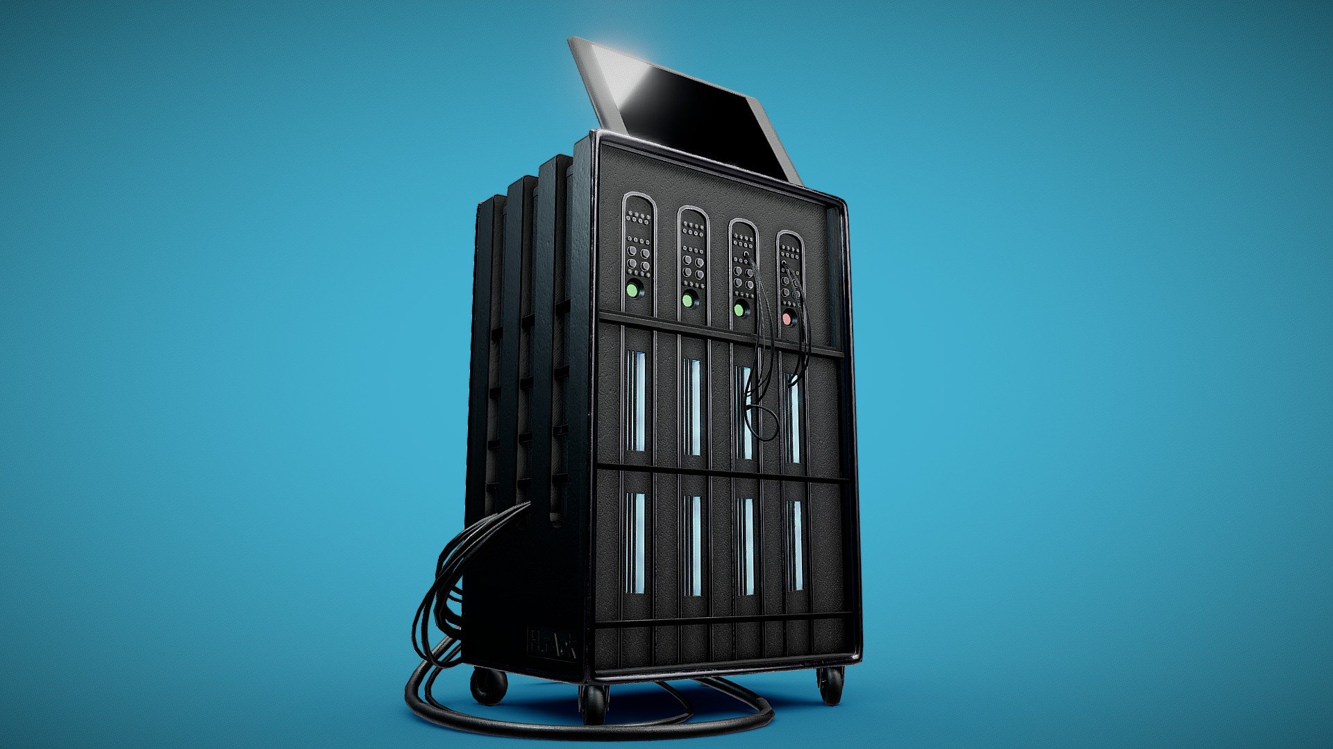 Cyberpunk Computer - Download Free 3D model by Szatmari Zoltan ...