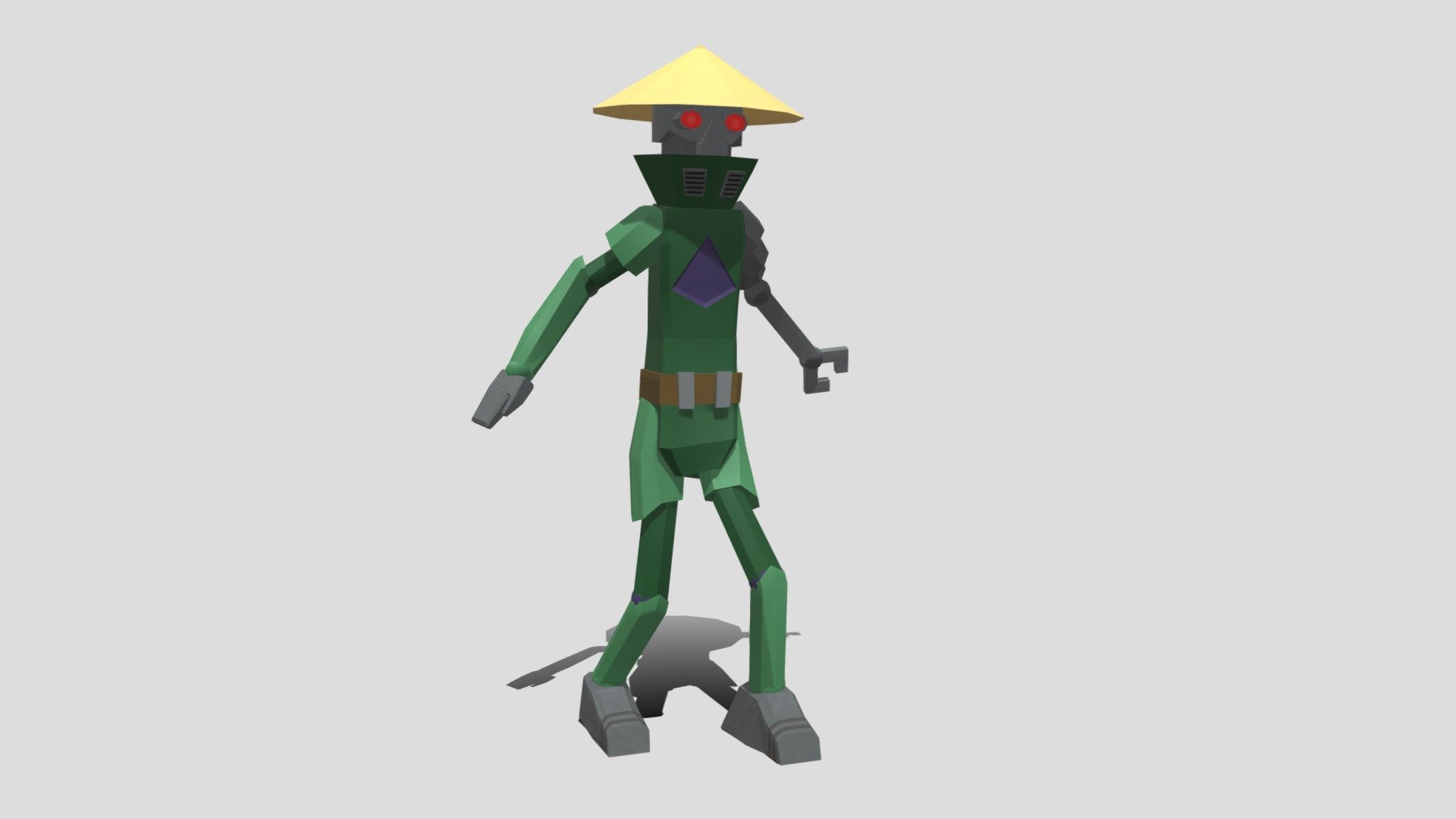Futuristic Samurai - 3D model by Cameron Haire (@cameron_haire) [a680757] - Sketchfab