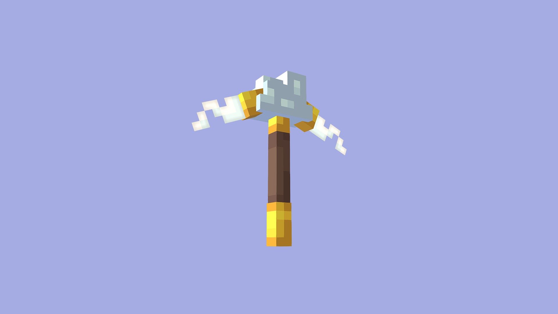 Lightning Pickaxe - 3D model by /SummonGeet (@coolmodeler) [a6807ad ...