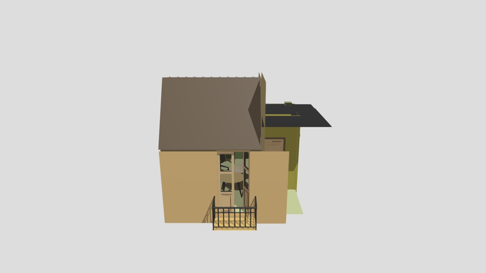 Casa_sin_pared - 3D model by joartinez [a683df0] - Sketchfab