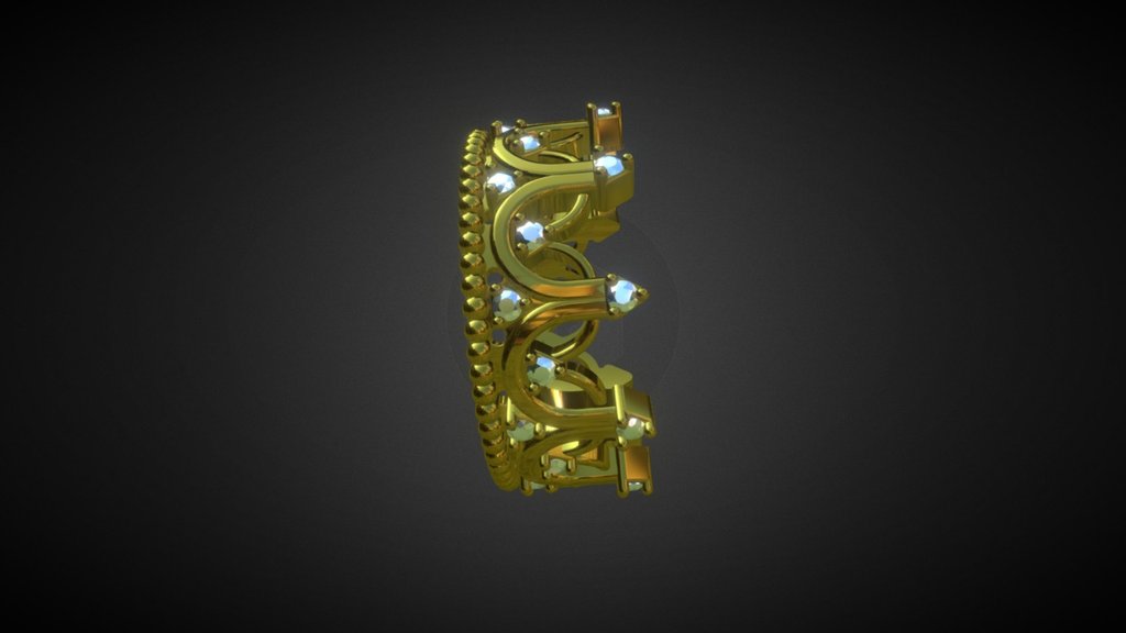 QUEEN RİNG - 3D model by krcahmet35 [a6852a4] - Sketchfab