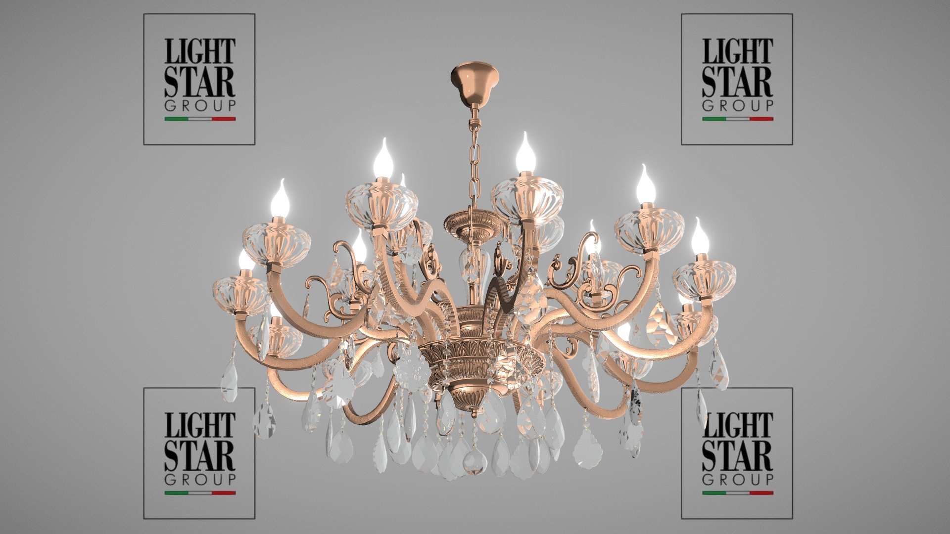 719188 Artifici Osgona chandelier - Download Free 3D model by LIGHTSTAR ...