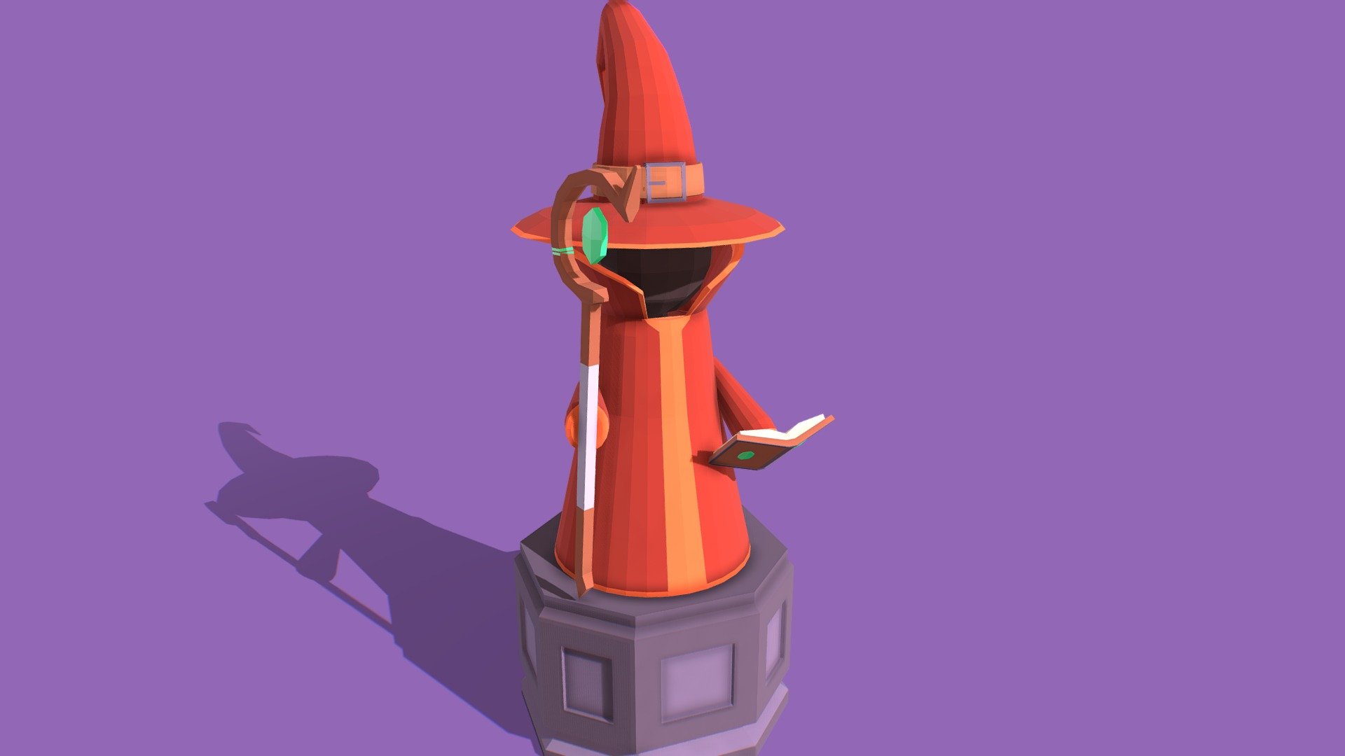 Wizard Statue - 3D model by Companion_Cube [a687348] - Sketchfab