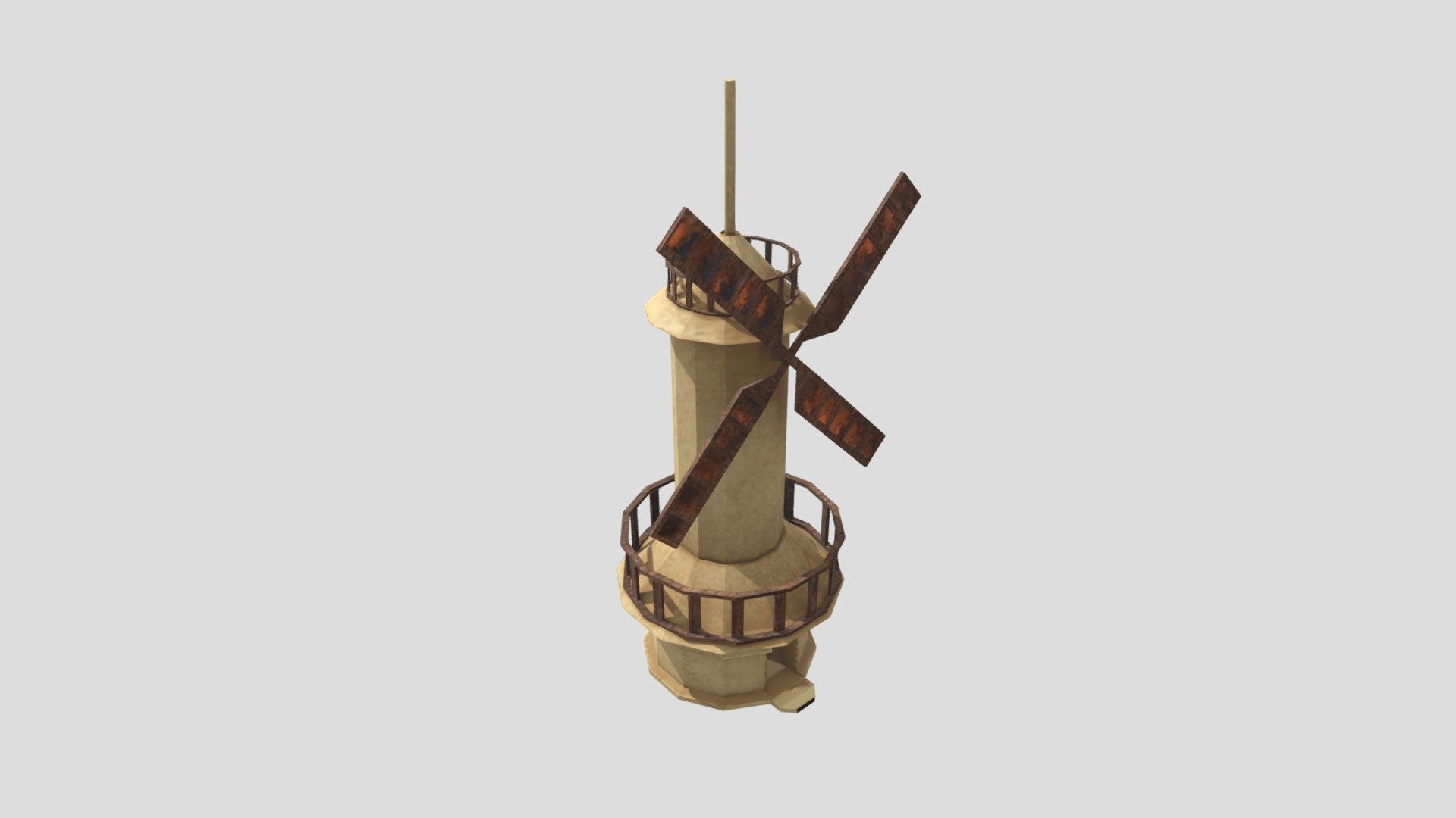 Stone mill - 3D model by wolfbelarus [a688e53] - Sketchfab