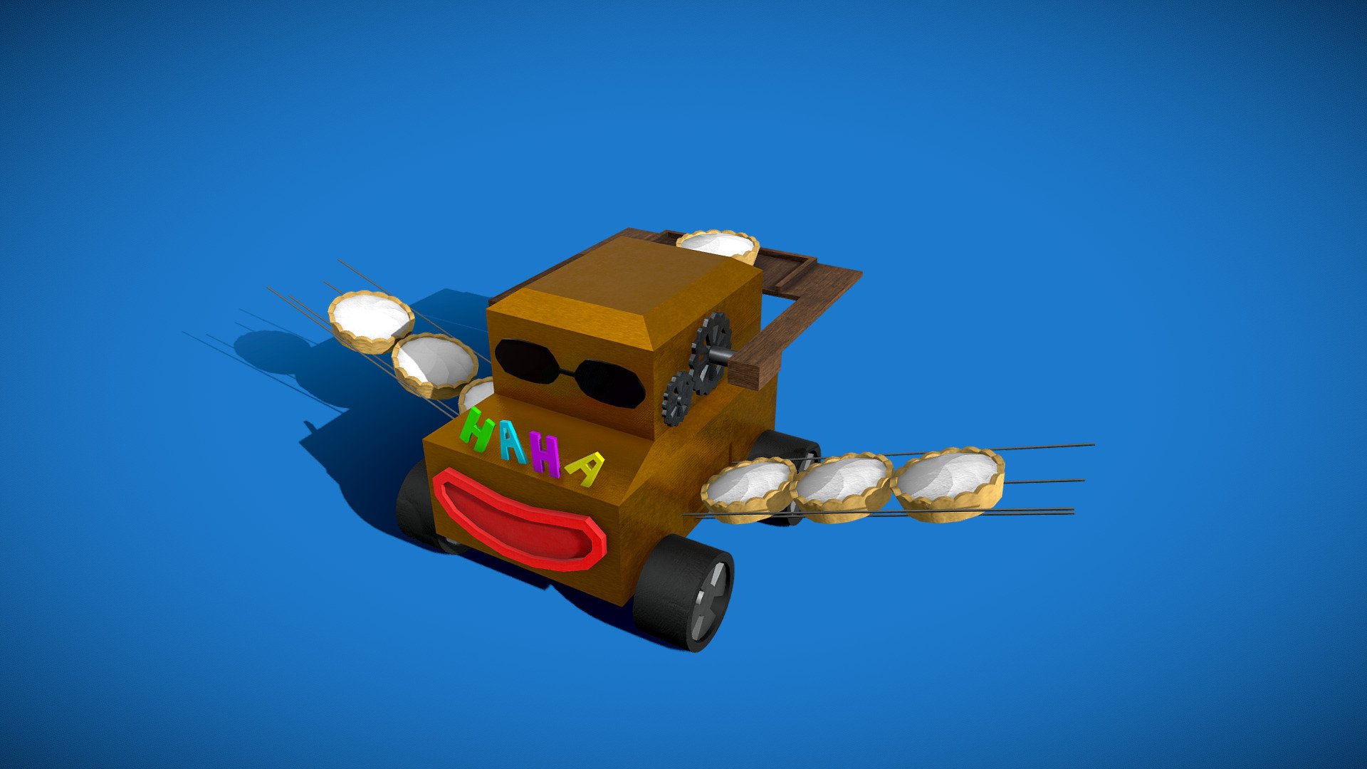The Pie Launcher - 3D model by FABulous7 [a68a2ee] - Sketchfab