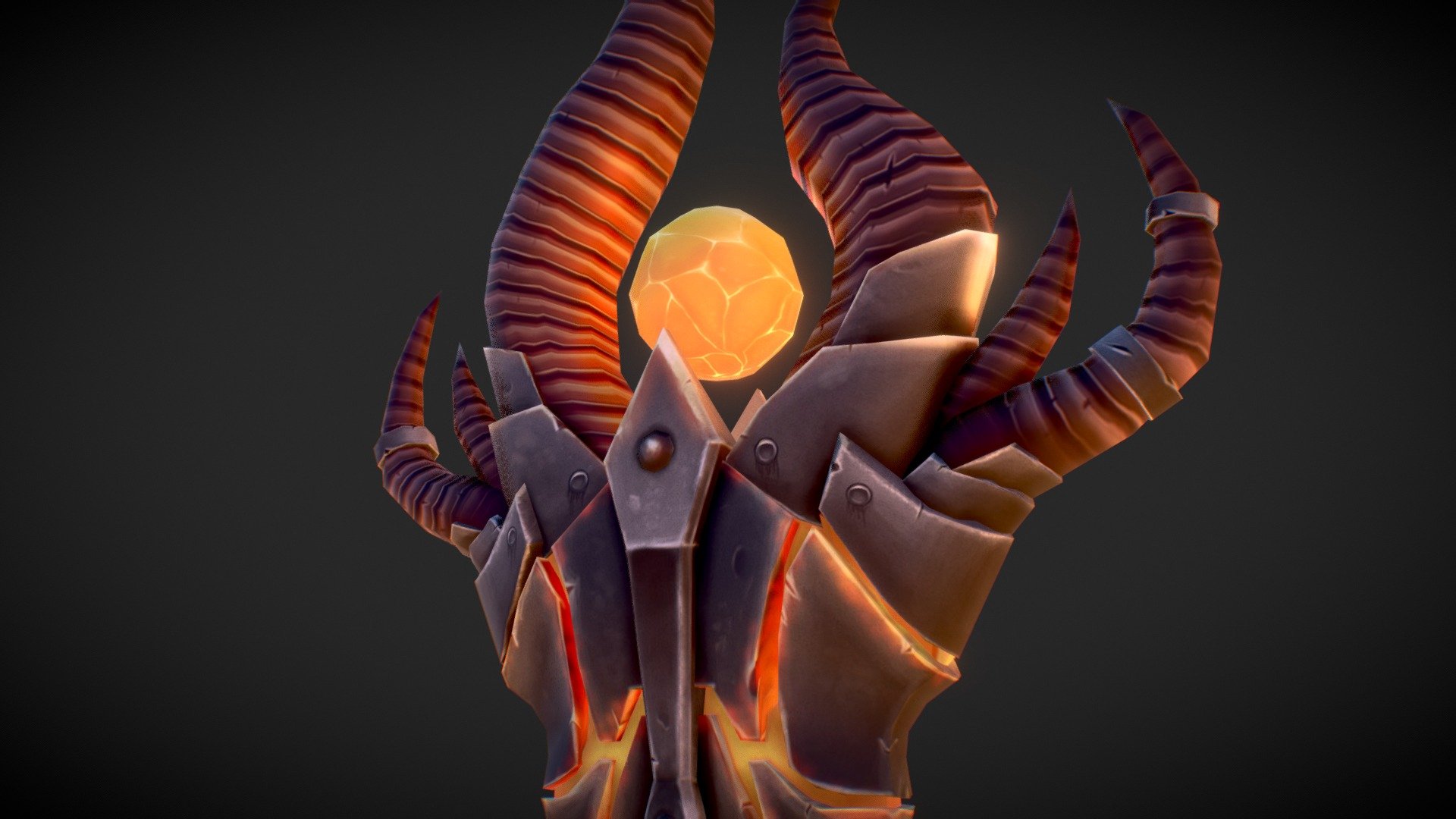 Hand painted staff - 3D model by Verstraete Simon (@verstraete.simon ...