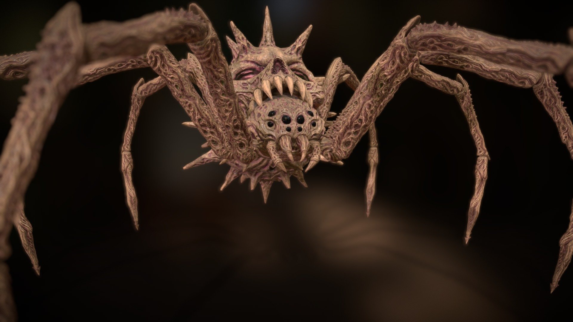 Game ready spider creature - 3D model by Bimo.999 (@gyamba169) [a68b64b ...