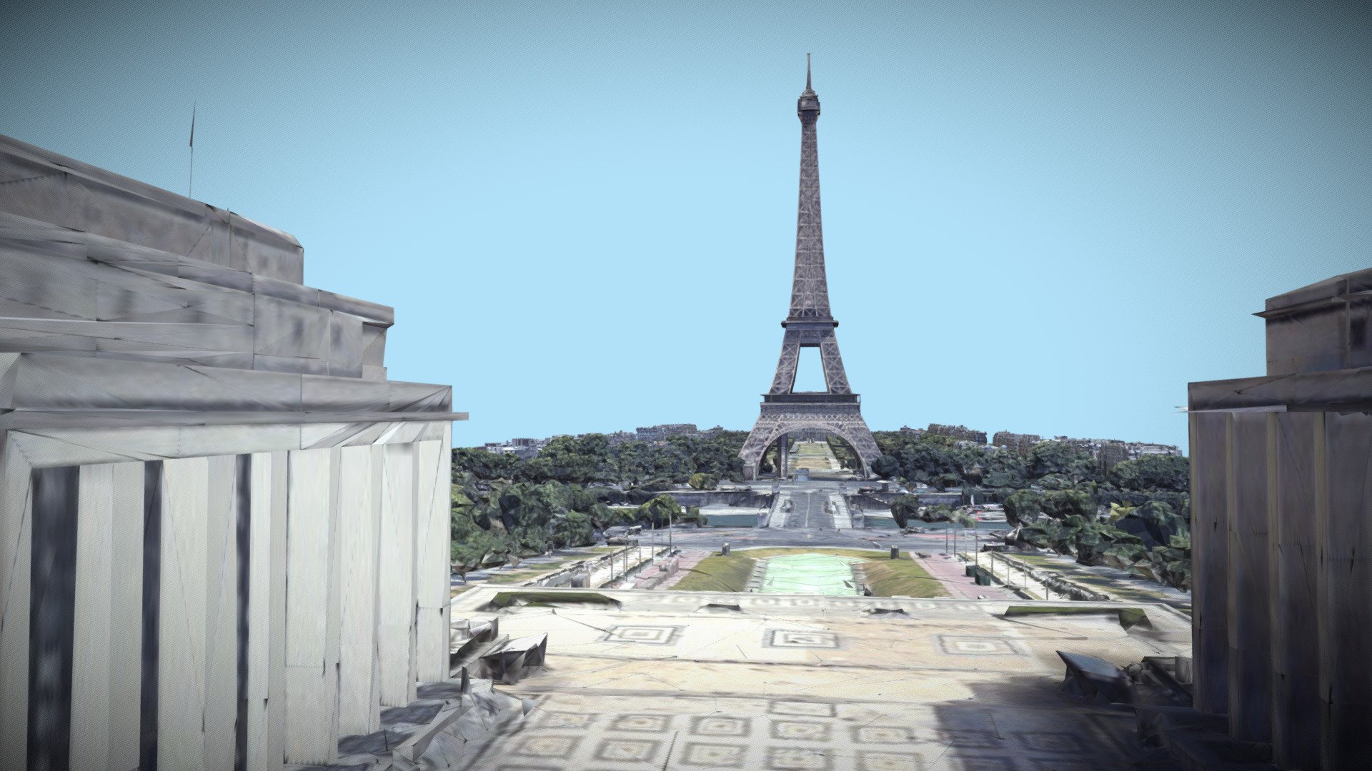 Eiffel Tower, Paris, France - Download Free 3D model by Brian Trepanier (@CMBC) [a68b9ff ...