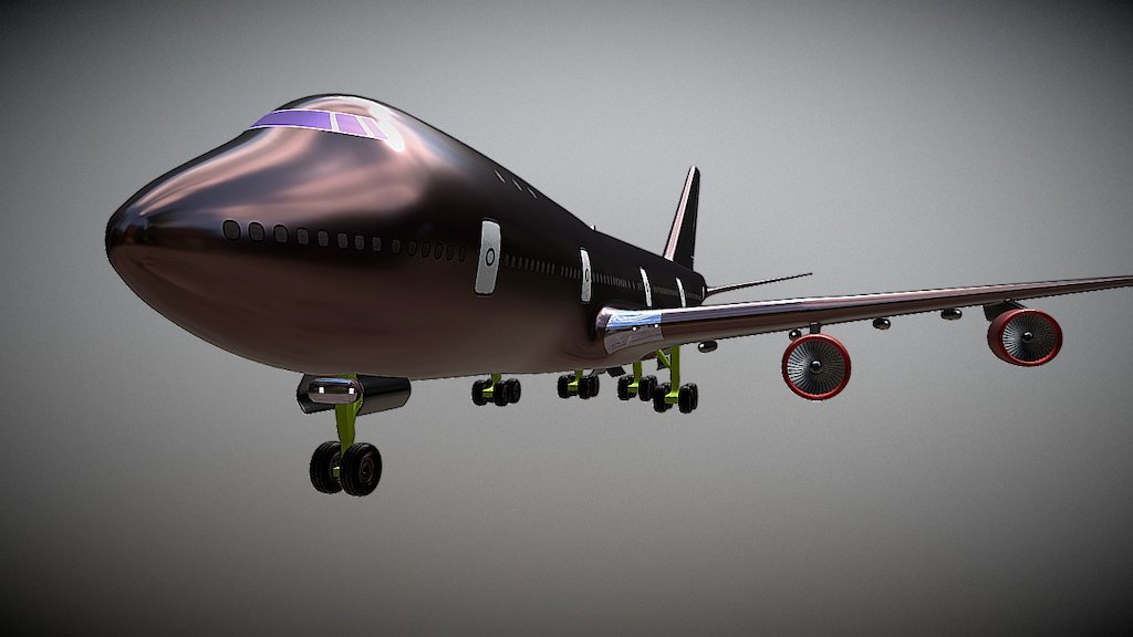747 Boeing - 3D model by alexander786 [a68ba3c] - Sketchfab