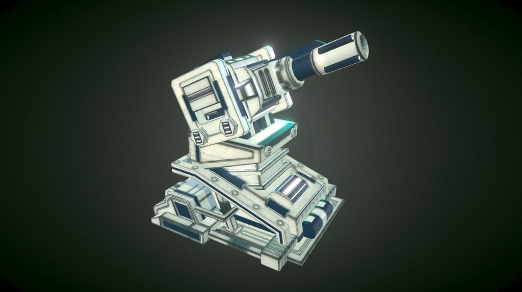 Thesis Entrocore : Pulse Cannon - 3D model by Cyies3D (@ikaros ...