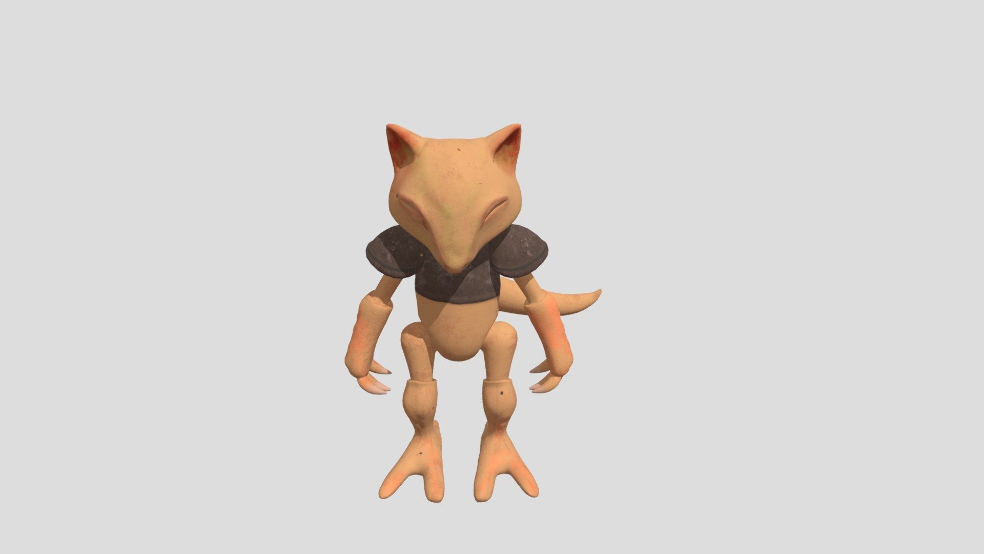Abra Pokemon 3D Model - 3D model by Virtualsoft Studio (@virtualsoft ...