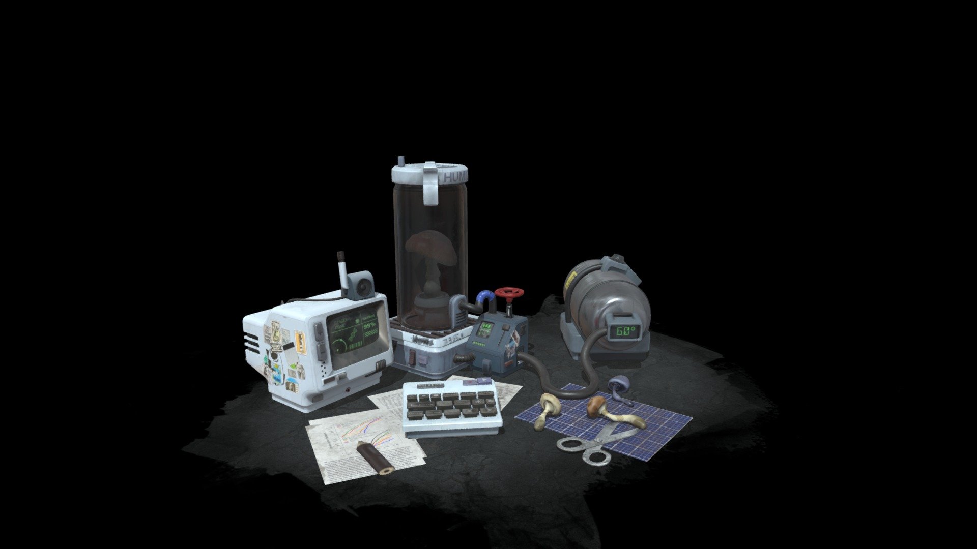 "Research Site" - 3D model by Collin Bright (@stcolli15) [a68dd28 ...
