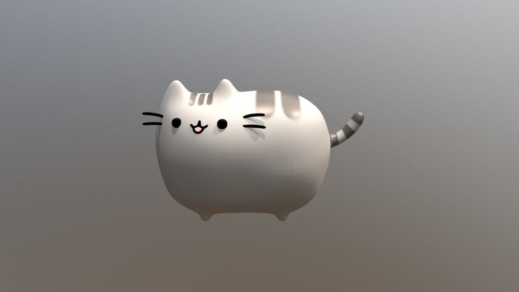 Pusheen - 3D model by lasen (@a101185243) [a6901da] - Sketchfab