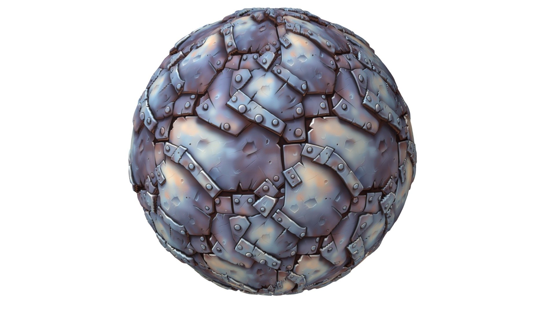 Stylized Metal Seamless Texture - Buy Royalty Free 3D model by ...