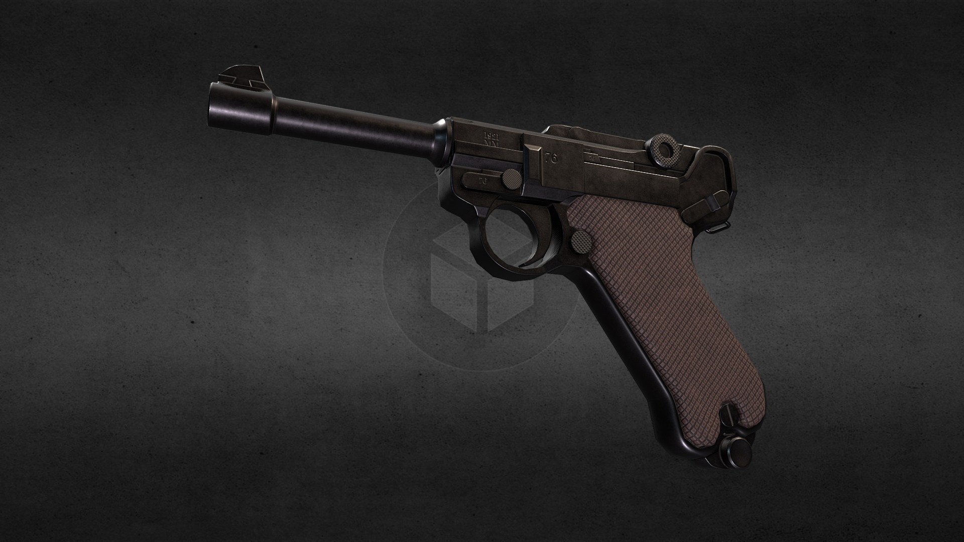 P08 Luger Stsndard - Download Free 3D model by ARIA (@I_Live) [a6911ae ...