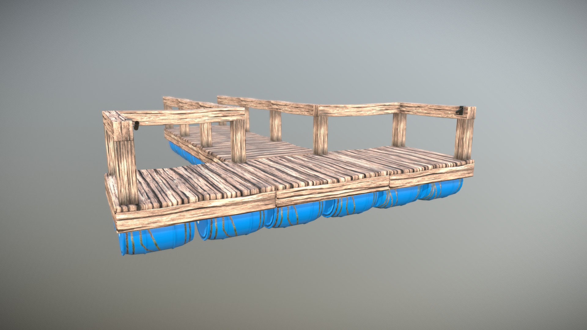 Old Fishin' Dock - 3D model by Dakota Wester (@dakotawester) [a691c2c ...