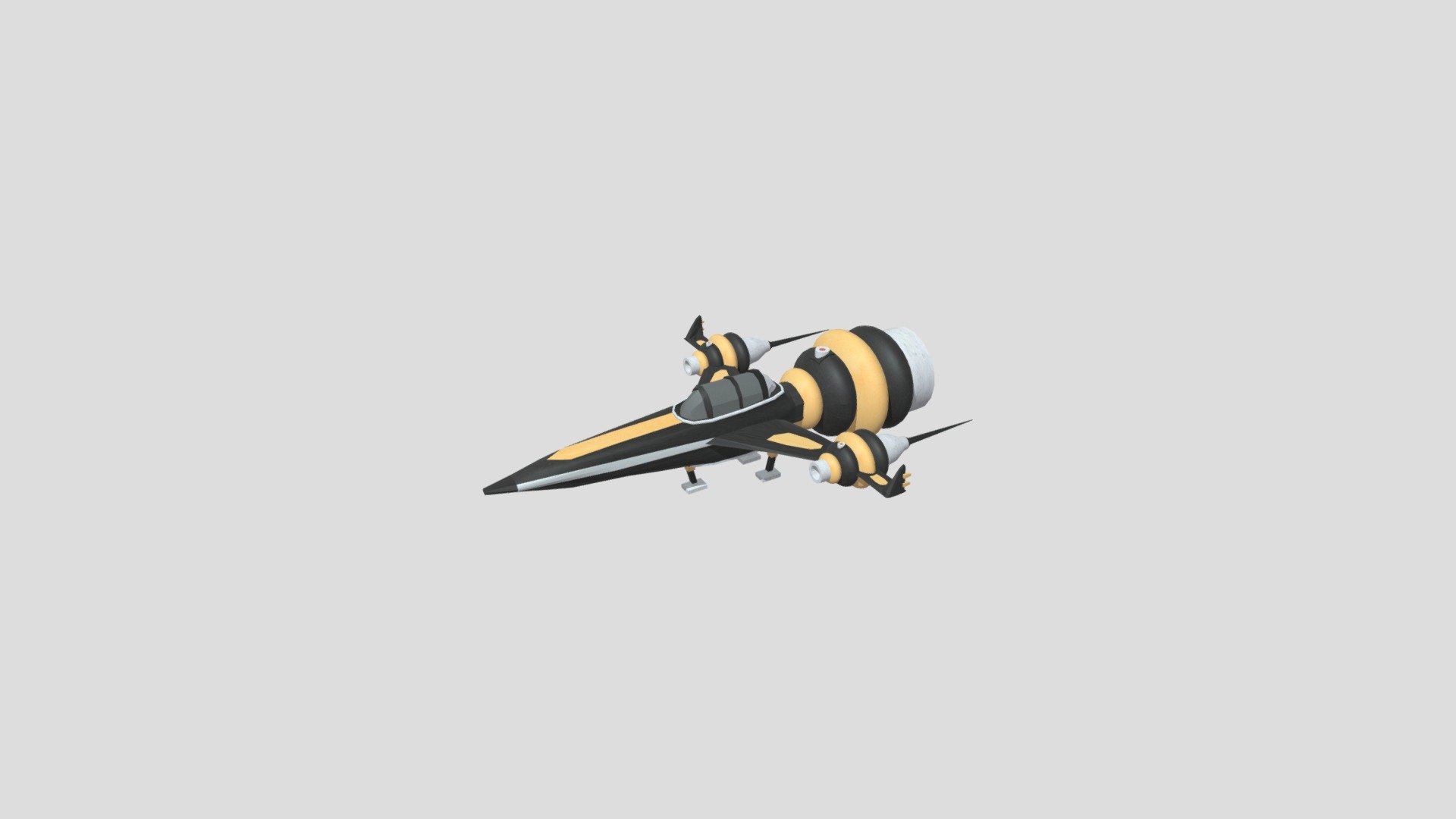 Anthophila PS-200 [Bee Styled Spaceship] - 3D model by john_shields ...