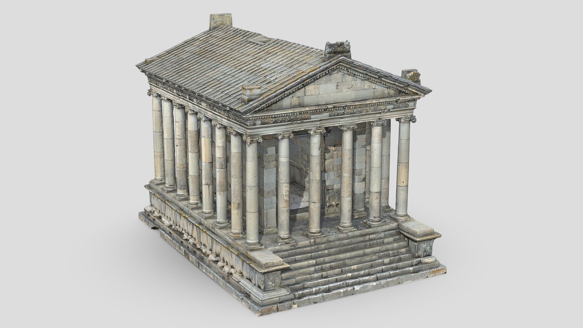 Garni Temple, Roman Temple - 3D model by adrianovalentini ...