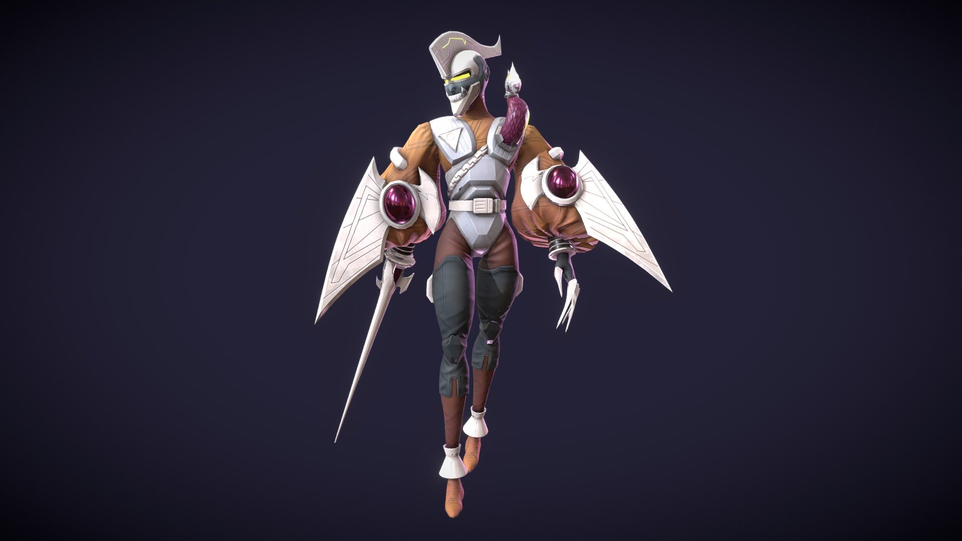 Sci-fi Flying Soldier | Dragon's Rise - 3D model by MargotD [a696e01 ...