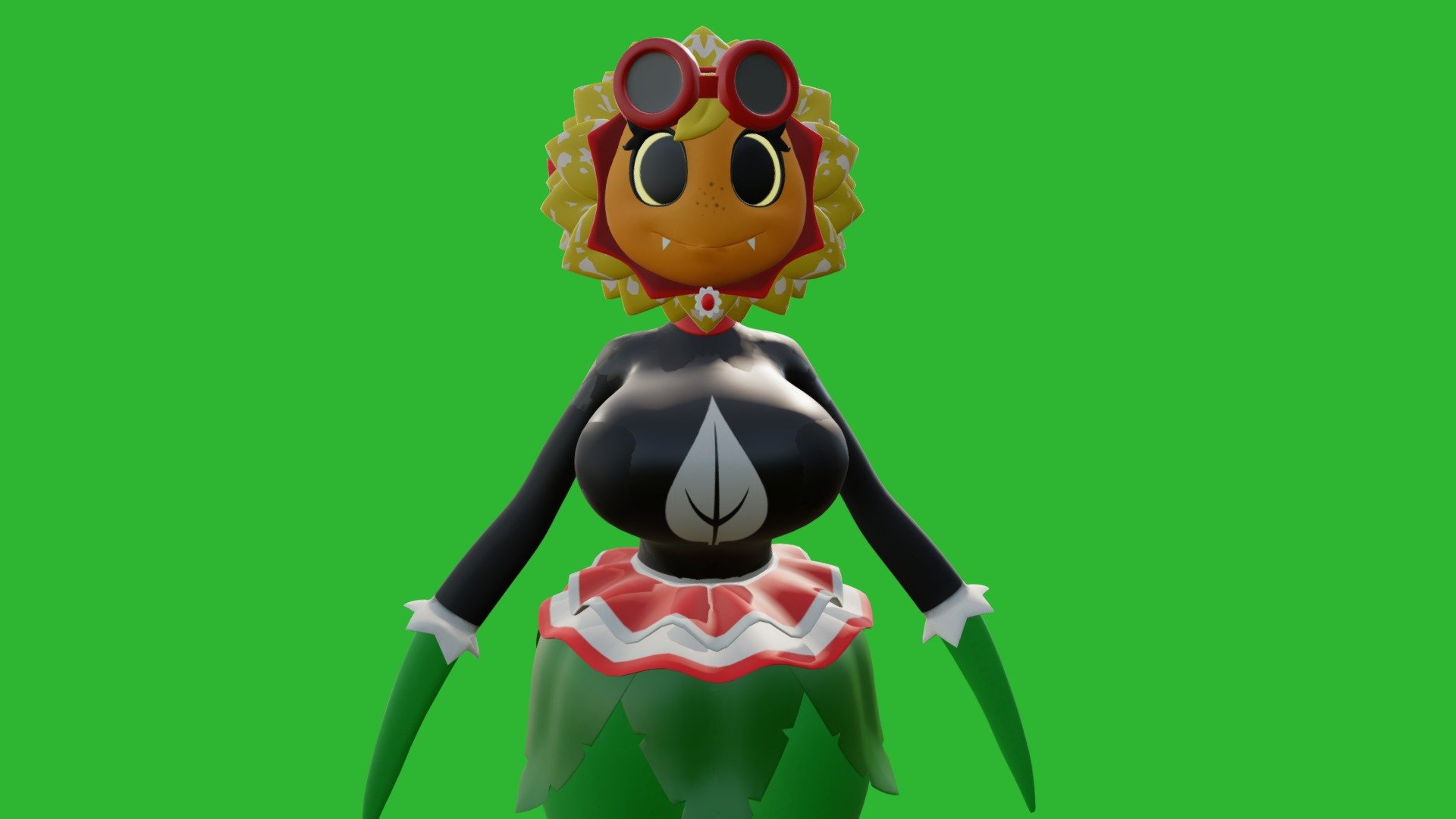 solar flare Girl sexy - Download Free 3D model by Meme bonfie ...