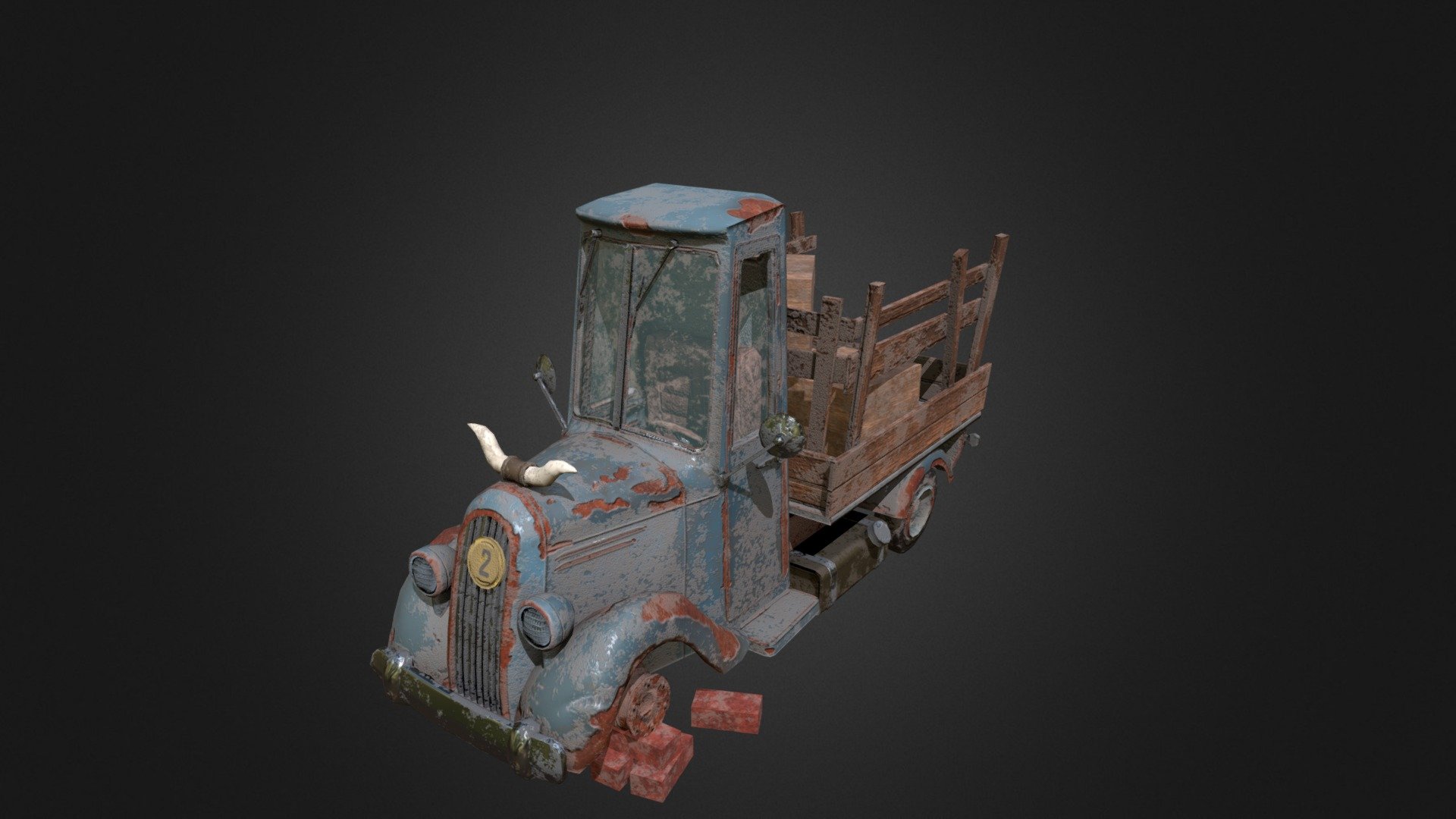 XYZ Pickup textures - Download Free 3D model by Trector [a6980db ...