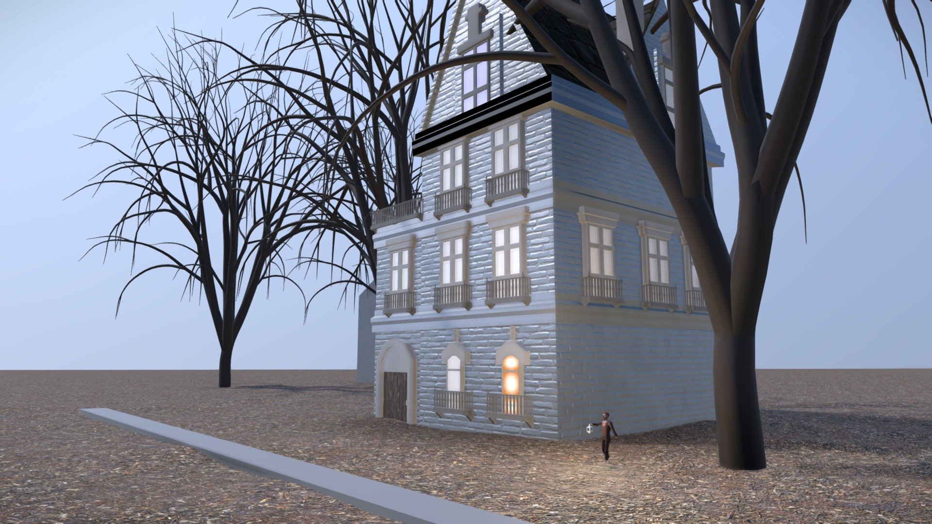 Curse of Strahd - Death House - D&D - Download Free 3D model by ...
