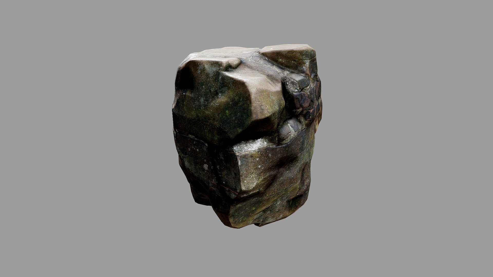 Sculpted rock/stone shape four - 3k tris - 3D model by JiJi [a69cc53 ...