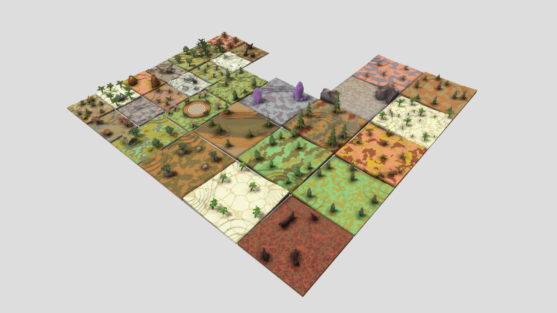 Practice / 30 Flat Arenas - Download Free 3D model by KoraProjects ...