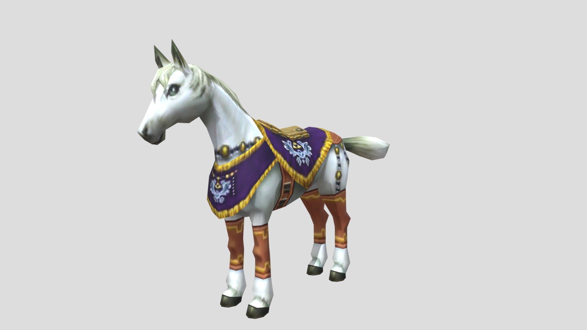 Zelda's Horse - Download Free 3D model by Hallow (@HallowDragon ...