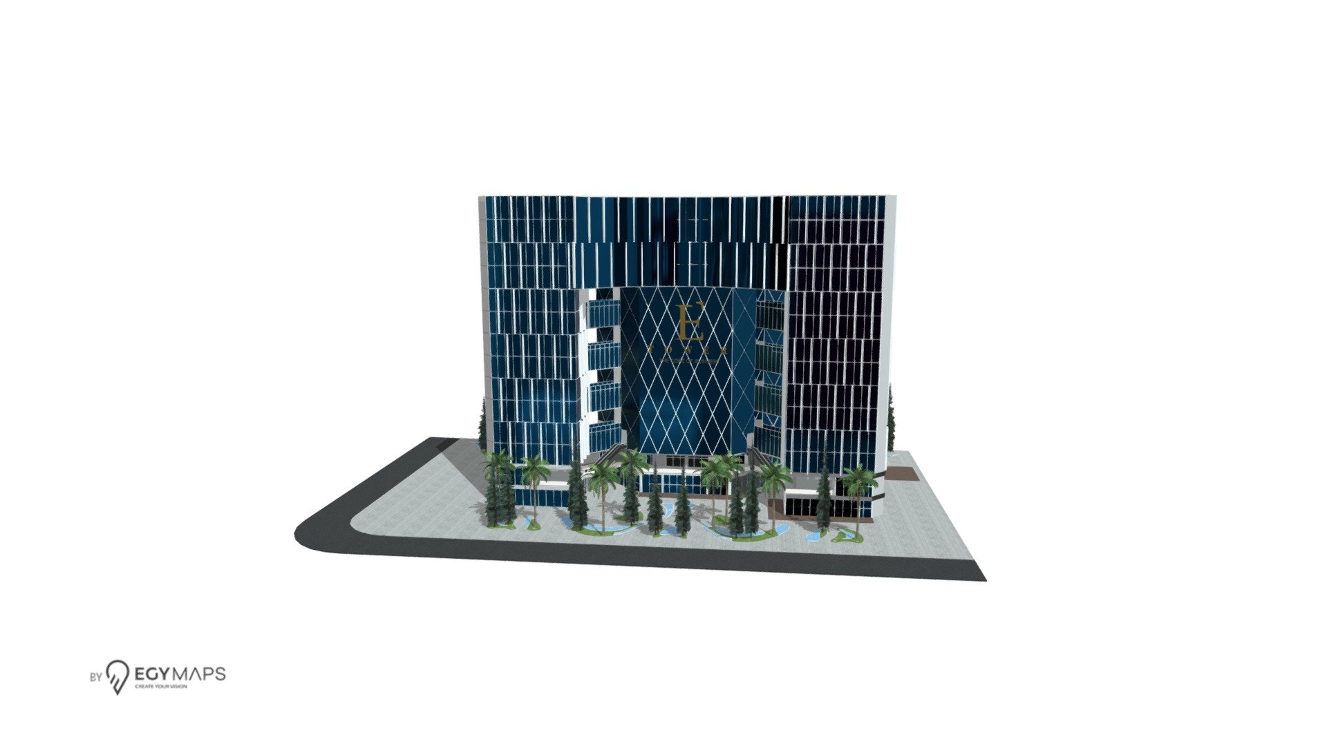 E- Tower - 3D model by Egy-maps [a6a0f6a] - Sketchfab
