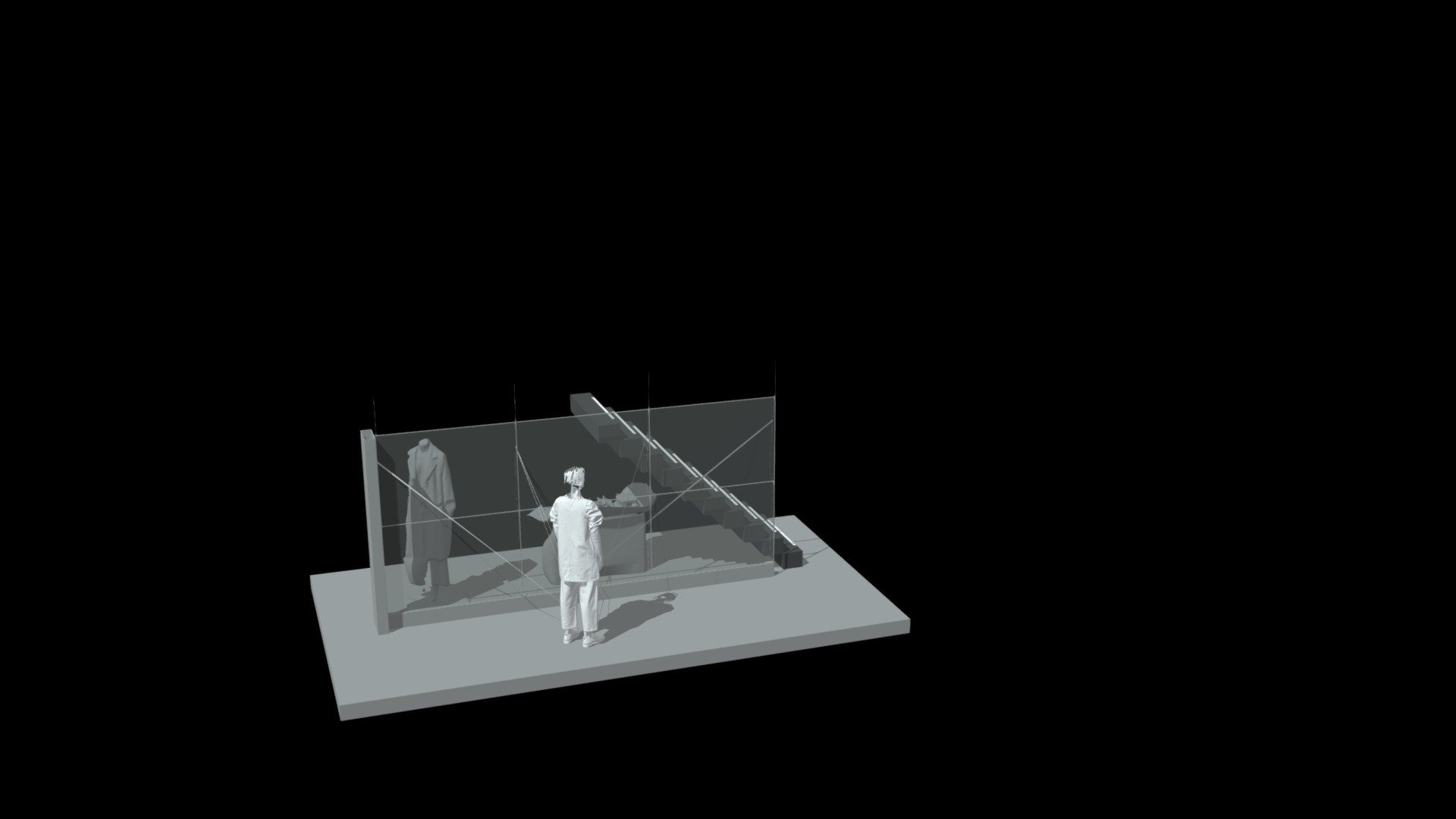 SectionModel-Stairs-Screen - 3D model by dianapanagakis [a6a143d ...