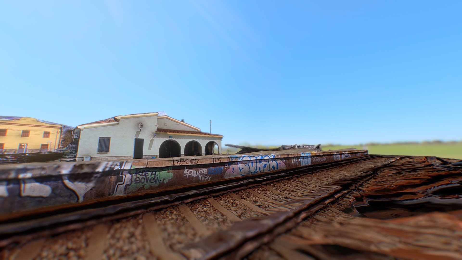 Train Station Backdrop Photogrammetry - Download Free 3D model by luna ...