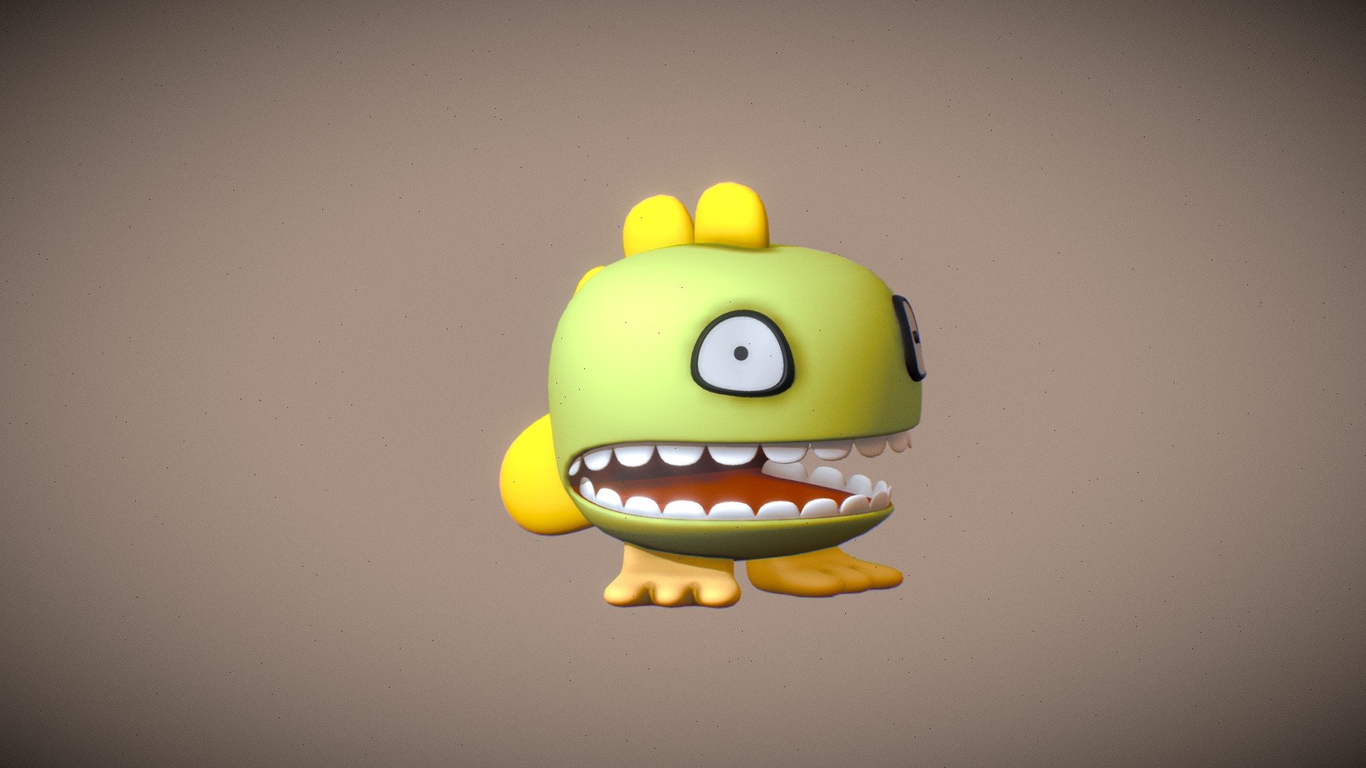 Monster - Download Free 3D model by Kateryna (@nkkateruna) [a6a3787 ...