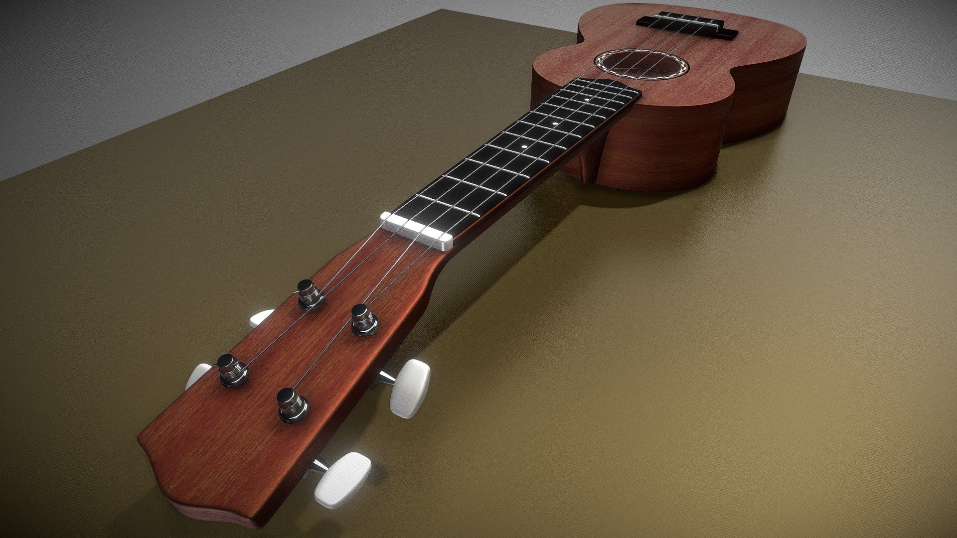 Ukulele - 3D model by Shaun.Yuen [a6a3d9a] - Sketchfab