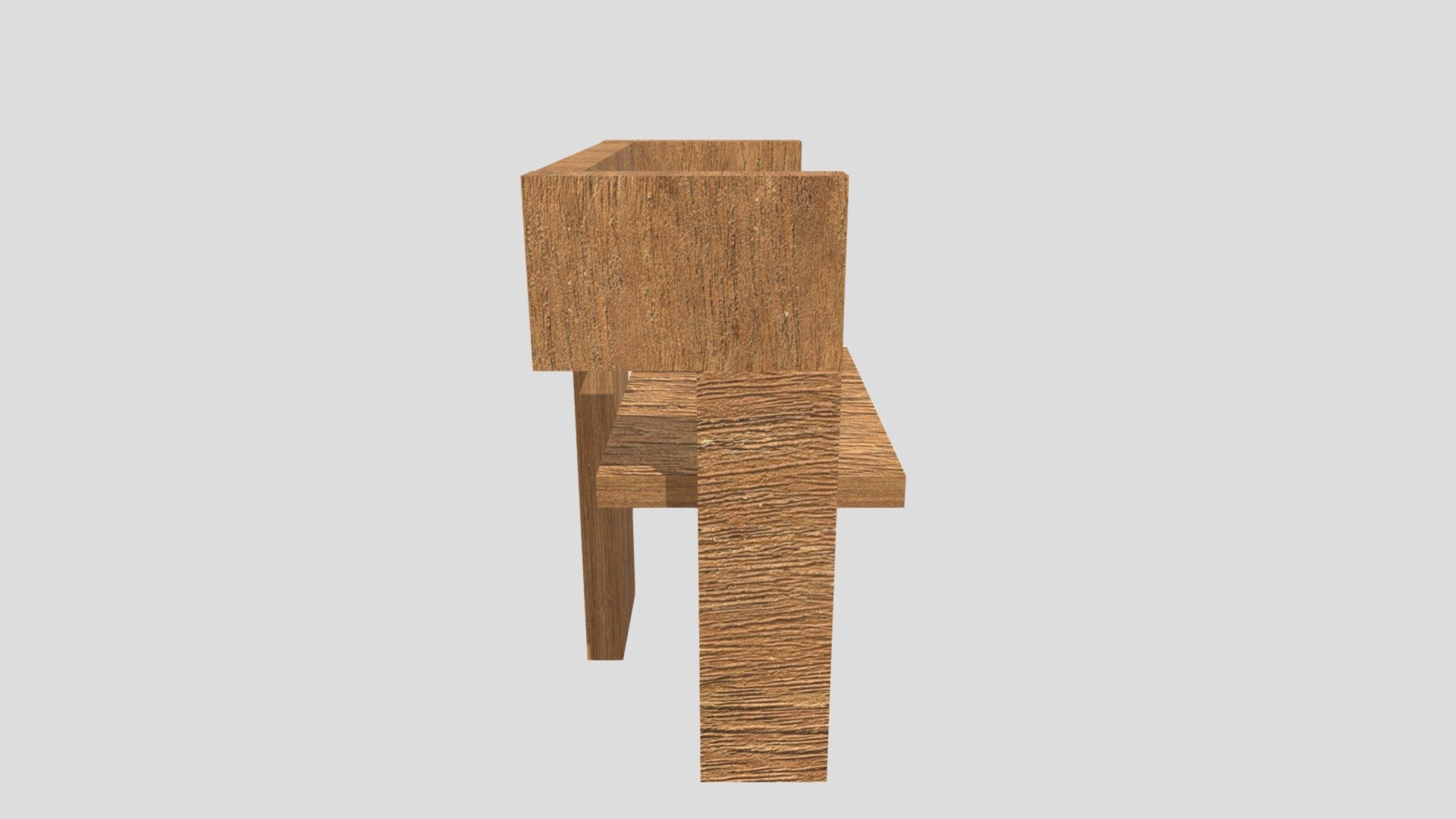 Abstract Wooden Chair - Download Free 3D model by CoRaZoN ...
