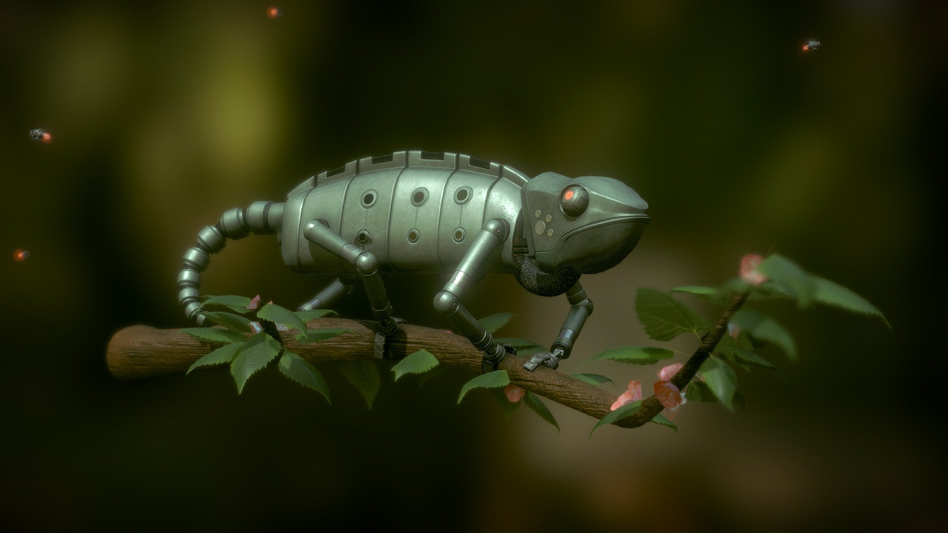 Mechanical Forest - 3D model by Mouch (@Mountrise) [a6a9a66] - Sketchfab