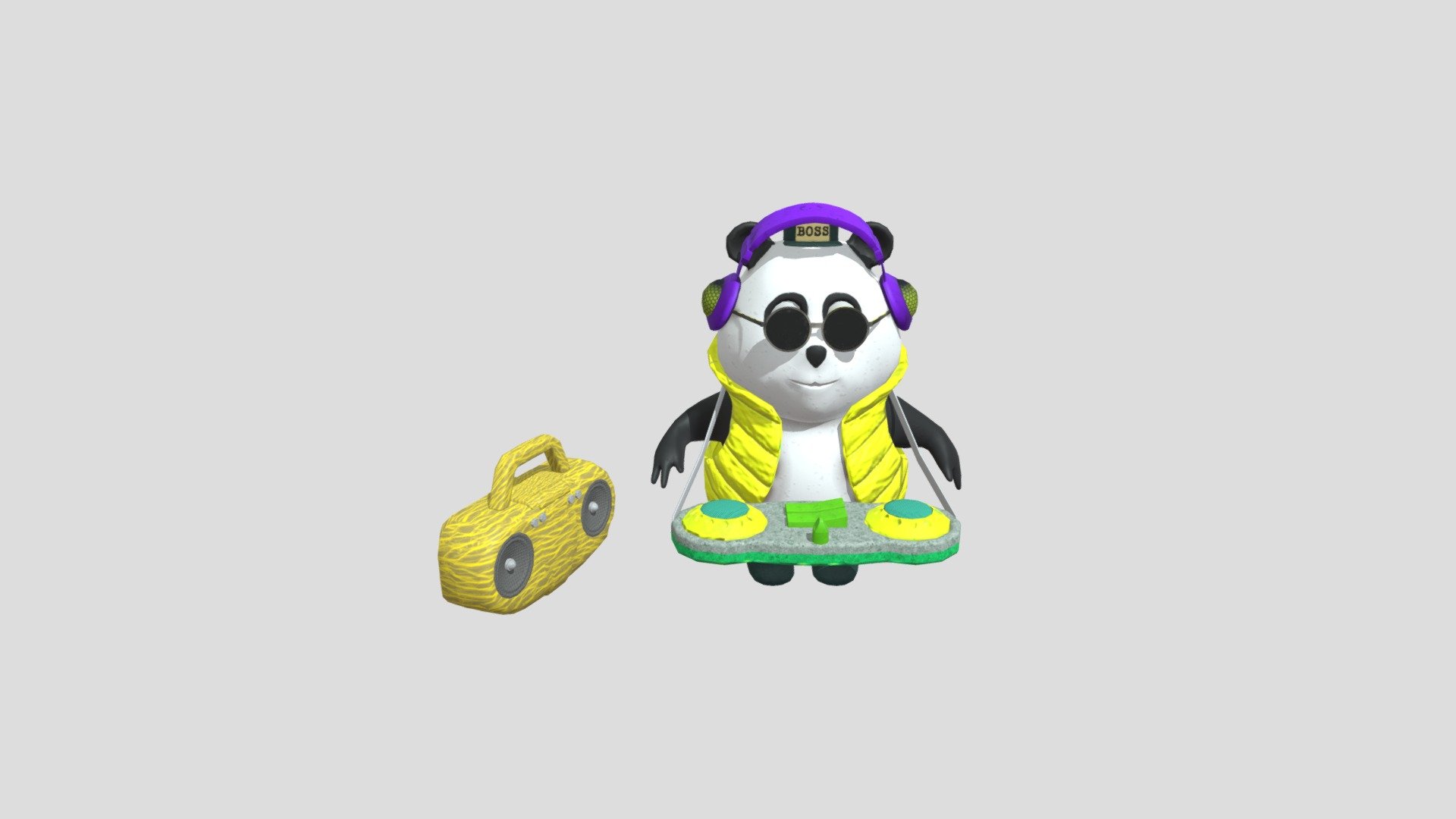 Fluffy Panda Variation 3 - 3D model by creative.avl [a6aa0a8] - Sketchfab