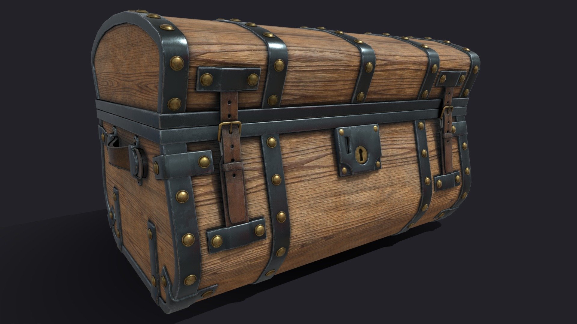 Jenny Lind Trunk, Textured - 3D model by M. Sallee (@msallee) [a6aa1d4 ...